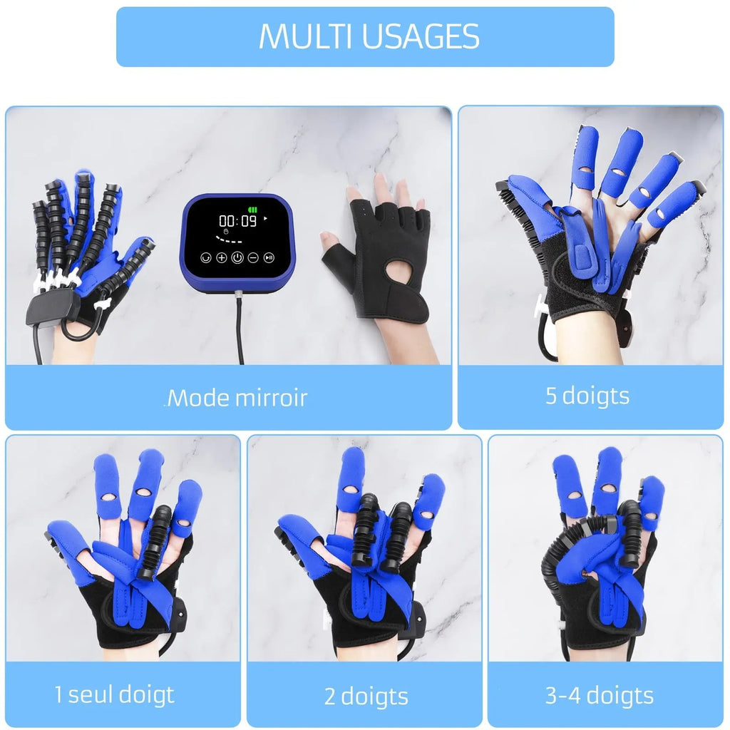 Appareil de Rééducation des Doigts/Mains Pneumatique - Gants de Kinési ...